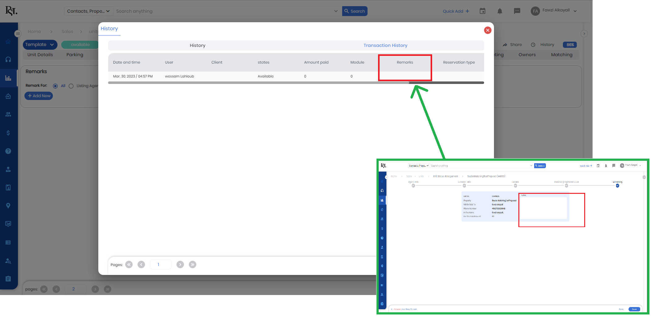 Release Notes - PSI CRM